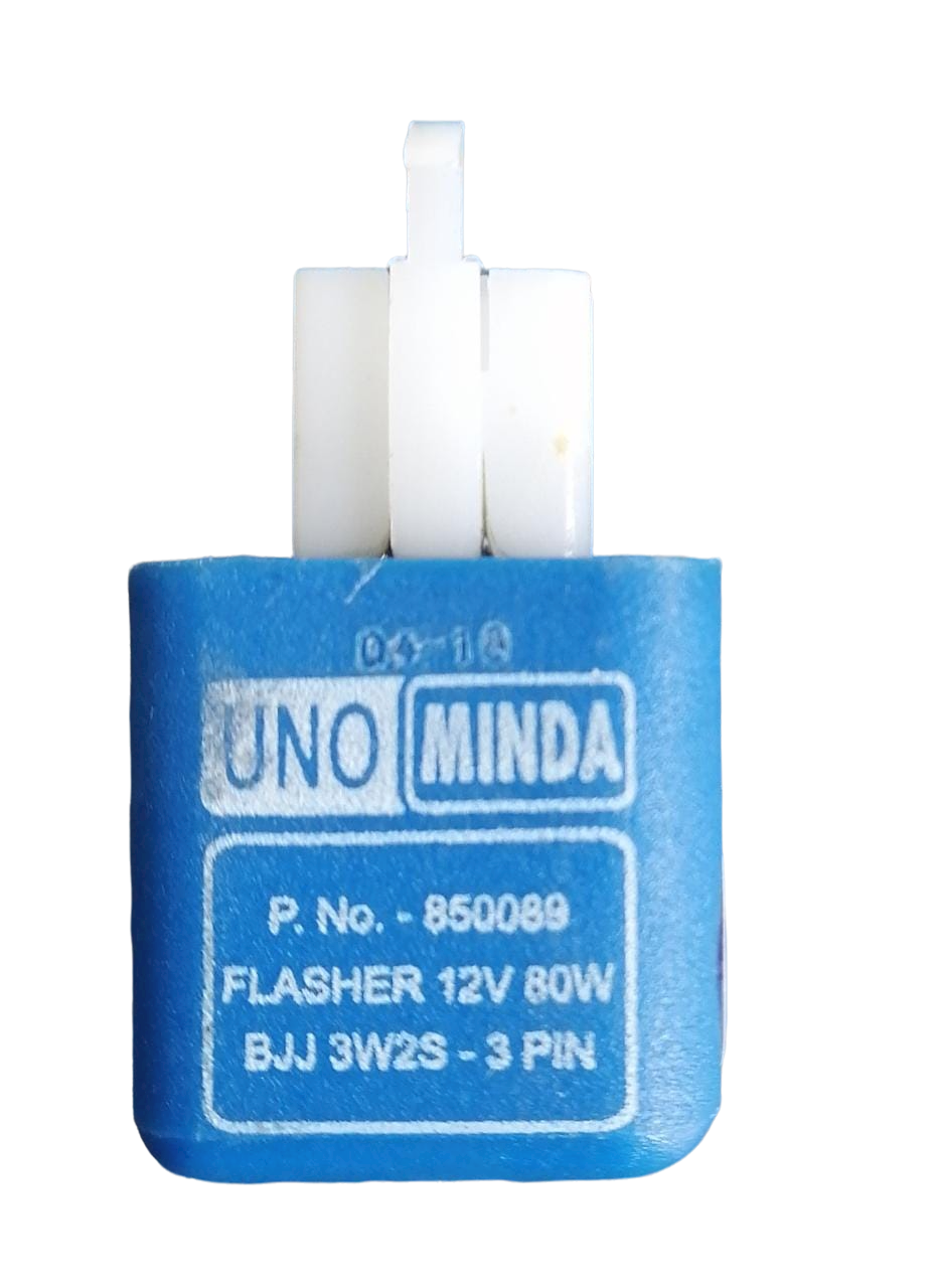 FLASHER 12V 3W2S 3 PIN AZUL 850089 - Dye Import David & Emily