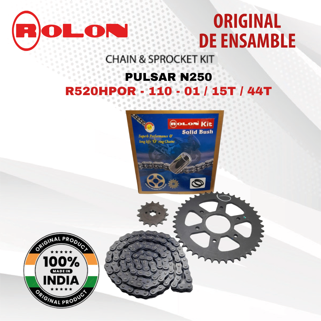 KIT ARRASTRE PULSAR N250 ROLON - Dye Import David & Emily